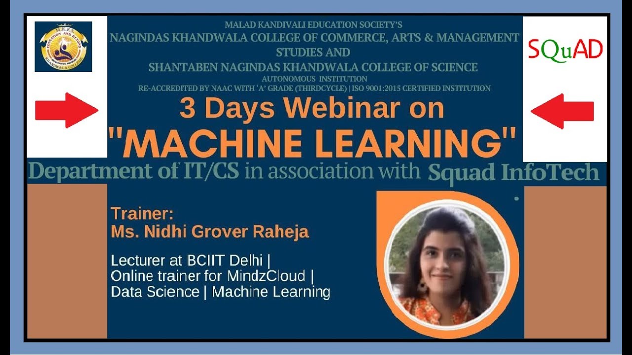 FDP Program on Machine Learning - YouTube