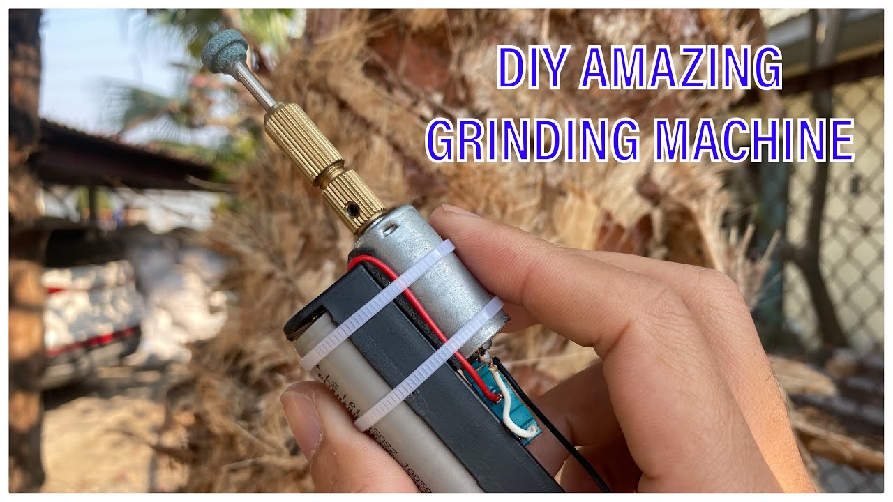 DIY AMAZING GRINDING MACHINE Grind Like a Pro with this Hand-Held 5V ...