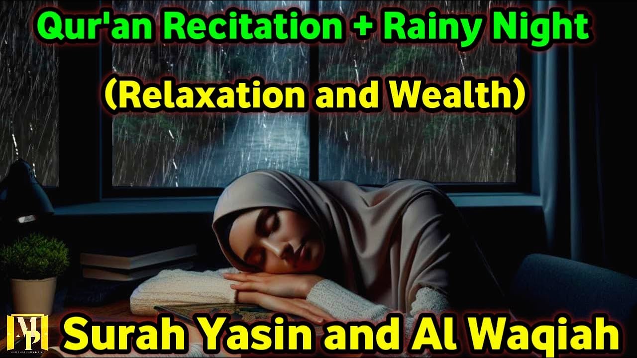 Relaxing Quran Recitation with Rain and Thunder Sounds Surah Yasin and ...