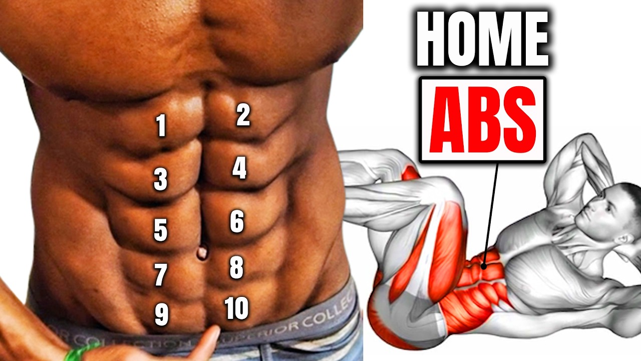 7 Best Six Pack Abs Exercises💪 (No Equipment Abs Workout) - YouTube