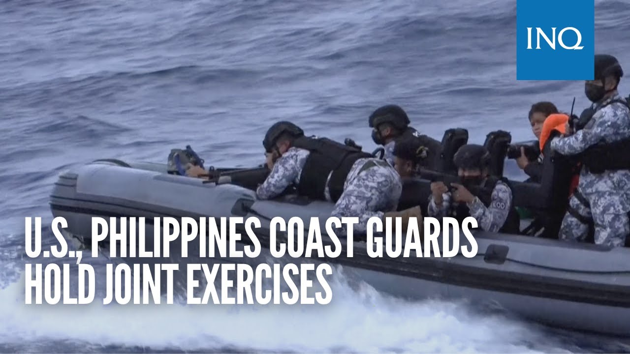 US, Philippines coast guards hold joint exercises - YouTube