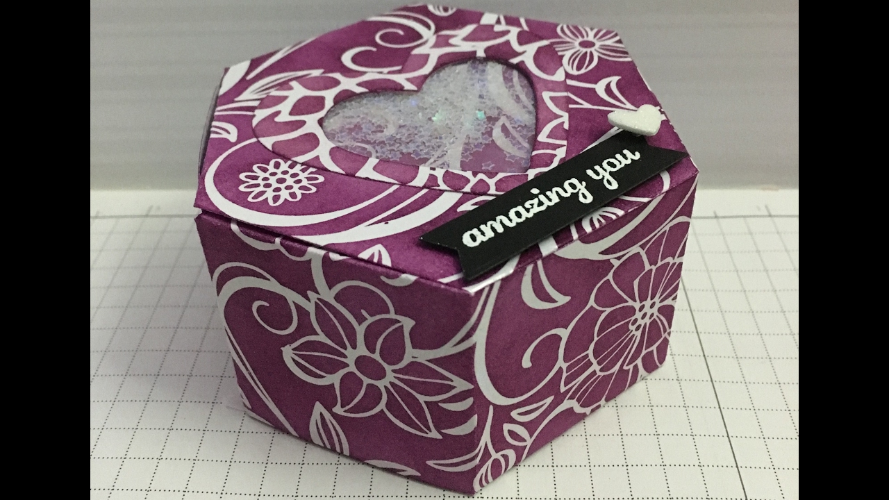 Stampin' Up! with Connie-Rae Window Box Thinlits You what Color? - YouTube