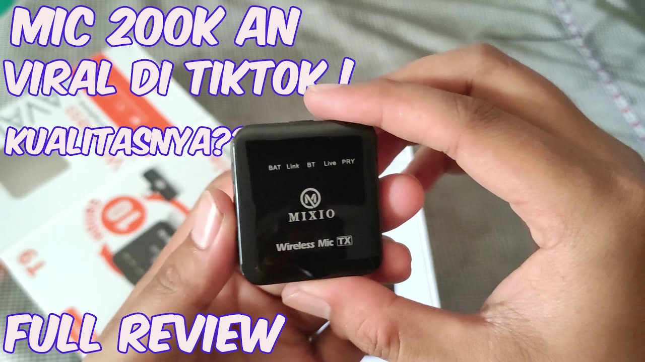 Review Mic Wireless Viral di Tiktok CUma 200k kualitasnya Bagaimana ...