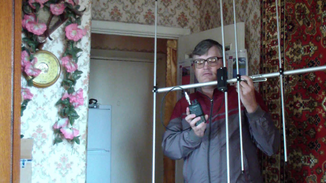 Тест антенны Diamond A144S5R - YouTube