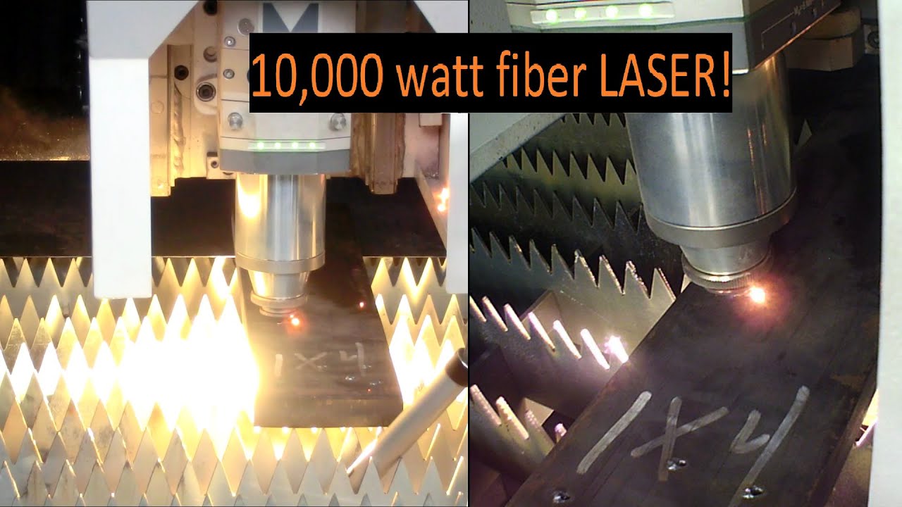 Looking at a 10 KW fiber laser cutter with exchange table and tube ...