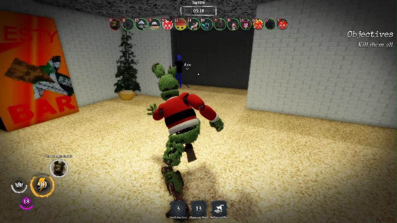 Springtrap Grinch Skin Gameplay (Pillar Chase 2) - YouTube
