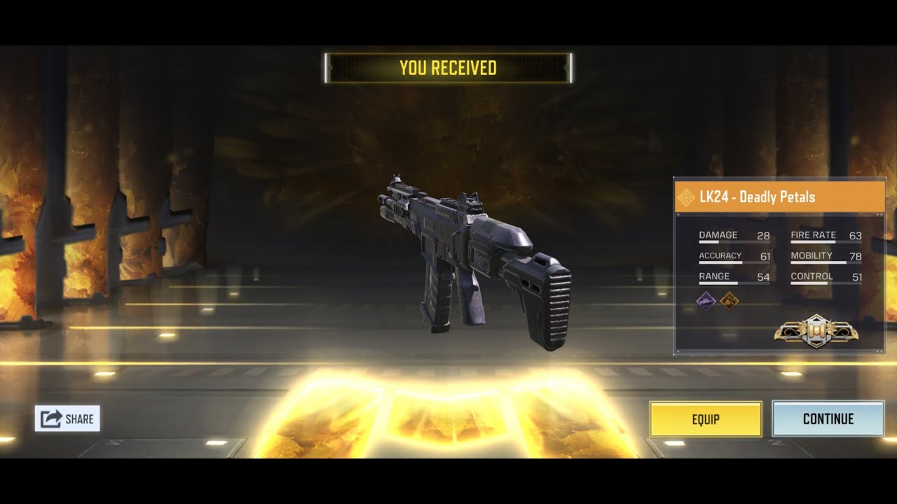 Unlocking the Free LST Legendary LK24 - Deadly Petals in CODM 🌸🔥 + Best ...