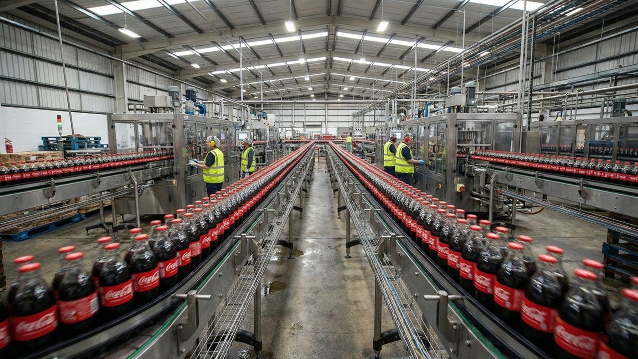 Inside The Coca Cola Factory | How Millions of Bottles are Produced ...