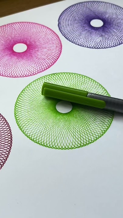 Spirograph design!! #spirograph - YouTube