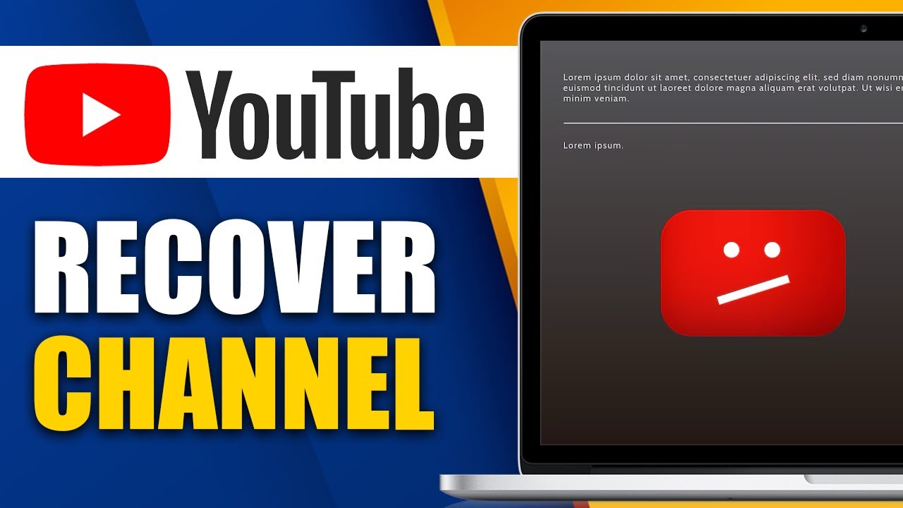 How To Recover Old YouTube Channel Without Email And Password - YouTube