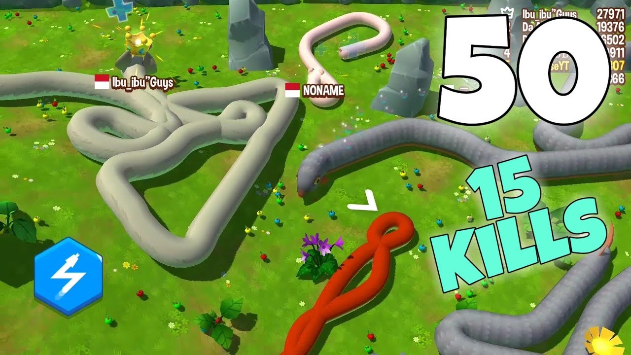 15 Kills || Level #50 || Snake Rivals 3D Classic Mode Gameplay ...