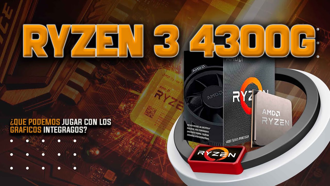 Ryzen 3 4300G | ¿Qué podemos jugar con sus gráficos integrados en él ...