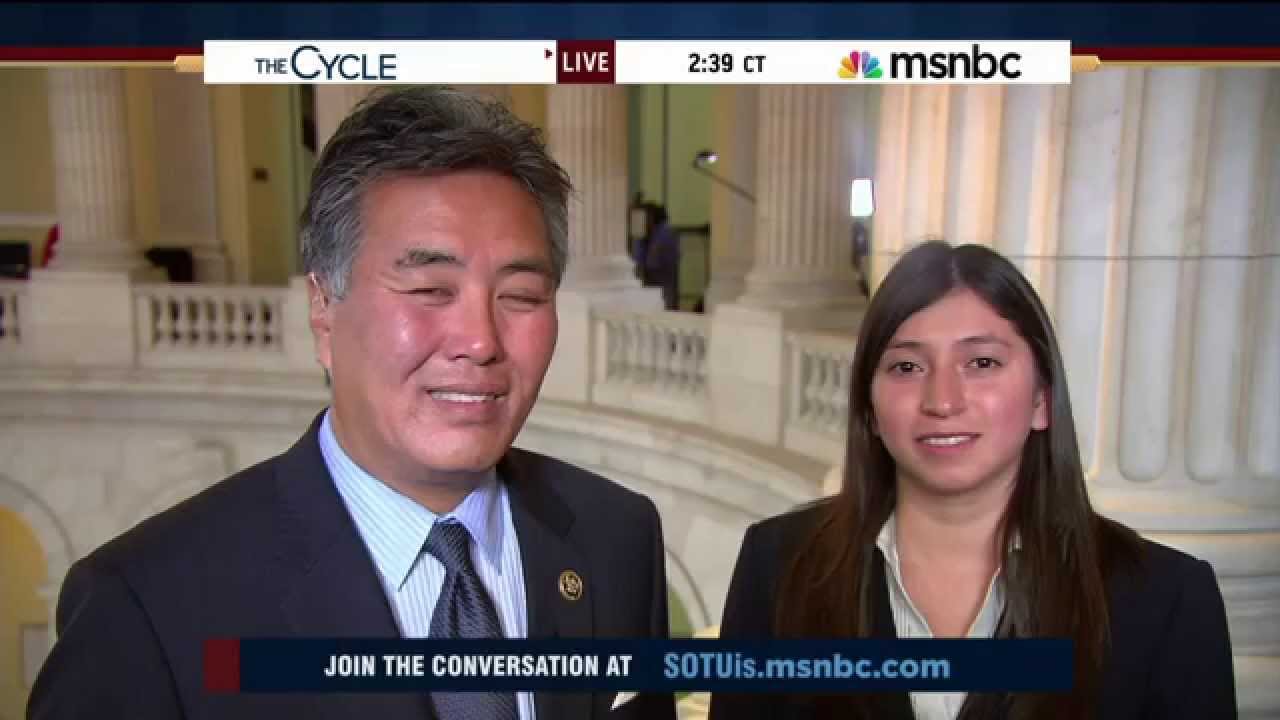 Rep. Mark Takano and his State of the Union Guest Italia Garcia on ...
