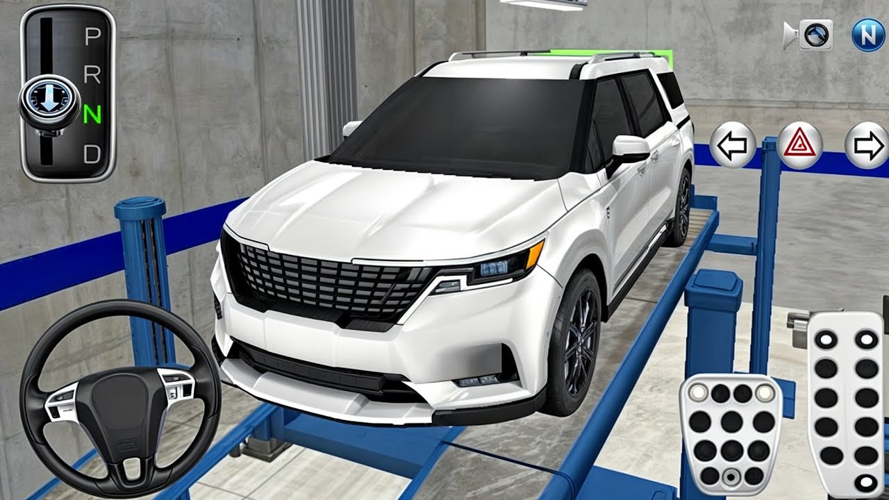 New Kia Carnival MPV Car Auto Repair Shop - 3D Driving Class Simulator ...