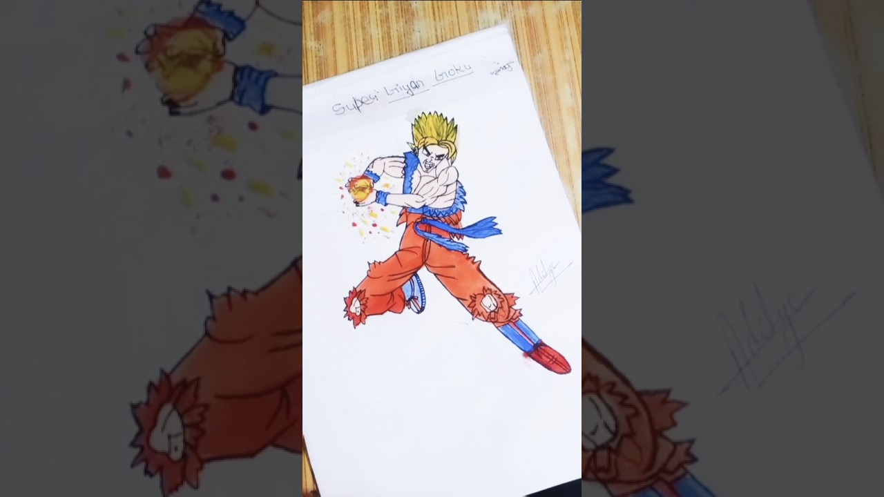 #goku #dragonball Drawing ultra insinuate - YouTube