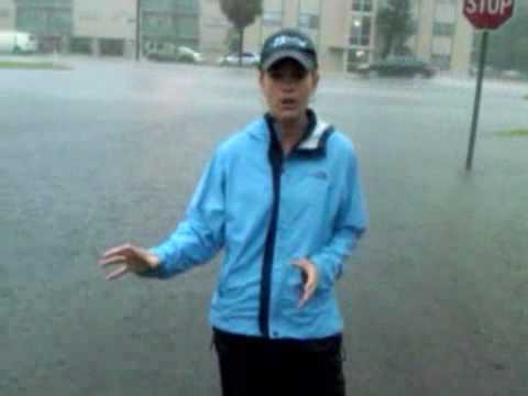 Tory Dunnan Reports From Flooded Boca Street - YouTube