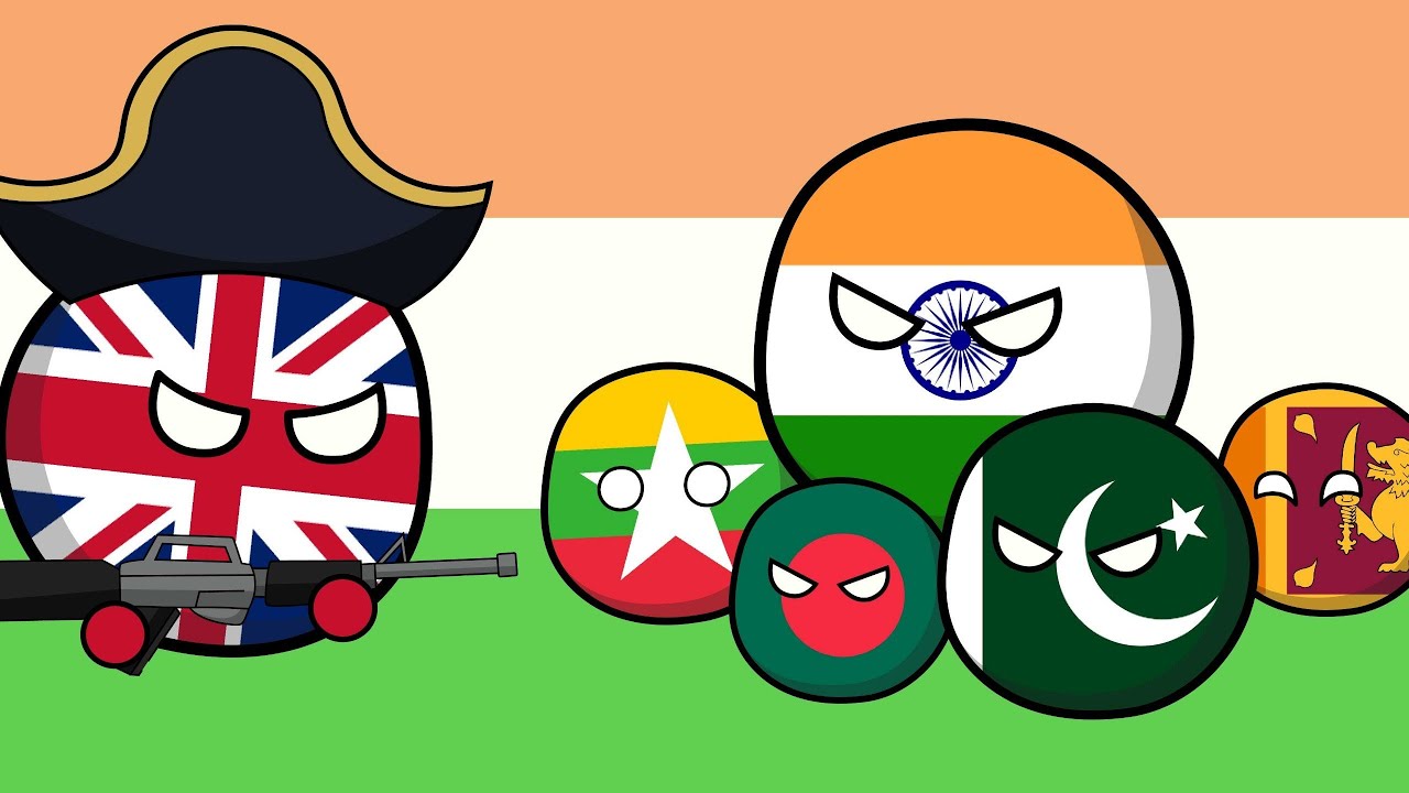 Collapse of British India #countryballs #trending #popular #history # ...
