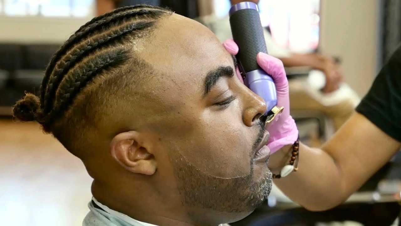 💈 How to do Bald Fade & Beard Lineup - YouTube