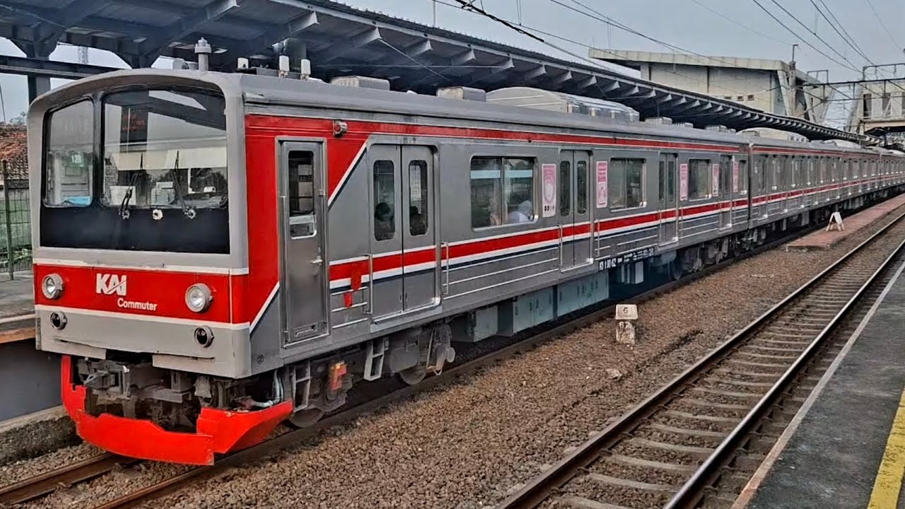 KRL Commuter Line Bogor Line JR 205 Departing Manggarai (Rheostatic ...