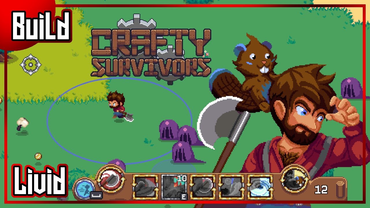 Crafty Survivors - Lumberjack Axe and Water build - YouTube