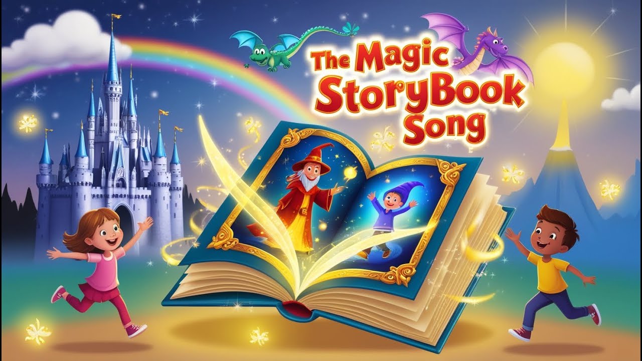 The Magic Storybook Song | Adventure-Filled Kids Nursery Rhymes and Bed ...