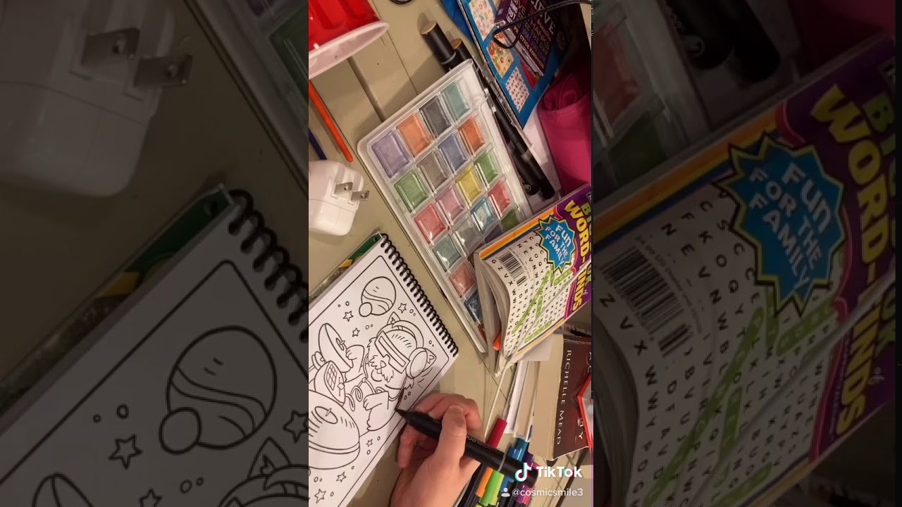 Tik tok coloring - YouTube