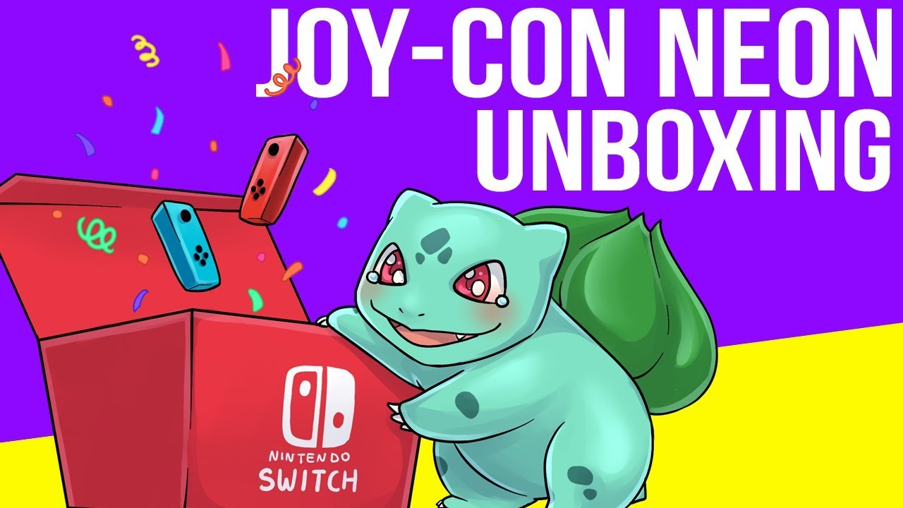 Abriendo caja con Joy-Con Neon y contándoles cosillas | UNBOXING - YouTube