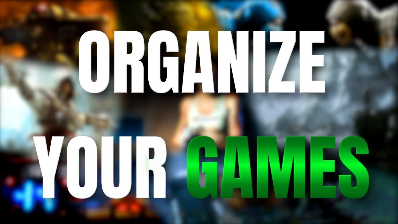 Organize games using ONLY Windows explorer - YouTube