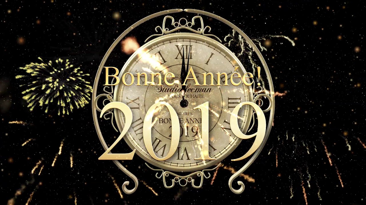 Décompte à 1 minute pour la nouvelle année 2019 par le Studio lecman ...