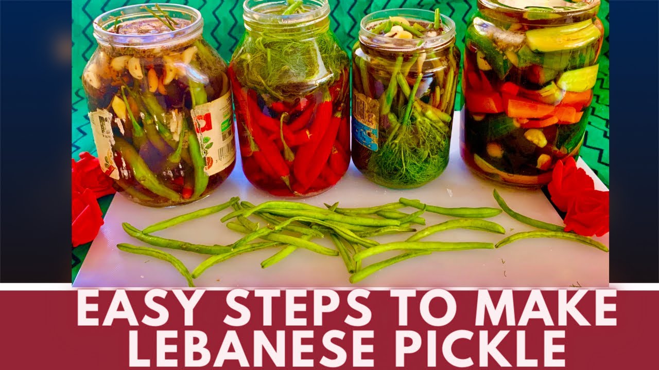 Lebanese pickle recipe /Arabic pickles /Turkish tursu traditional ...