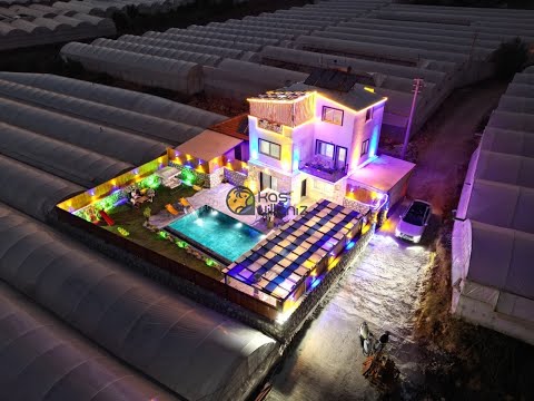 Antalya Kalkan’da 6 Kişilik Özel Havuzlu Doğa Manzaralı Tatil Villası - V2046