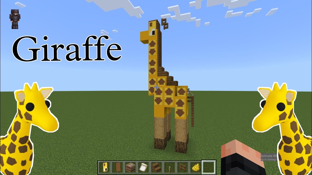 How To Make A Giraffe In Minecraft - YouTube