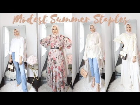 MODEST SUMMER STAPLES/ESSENTIALS