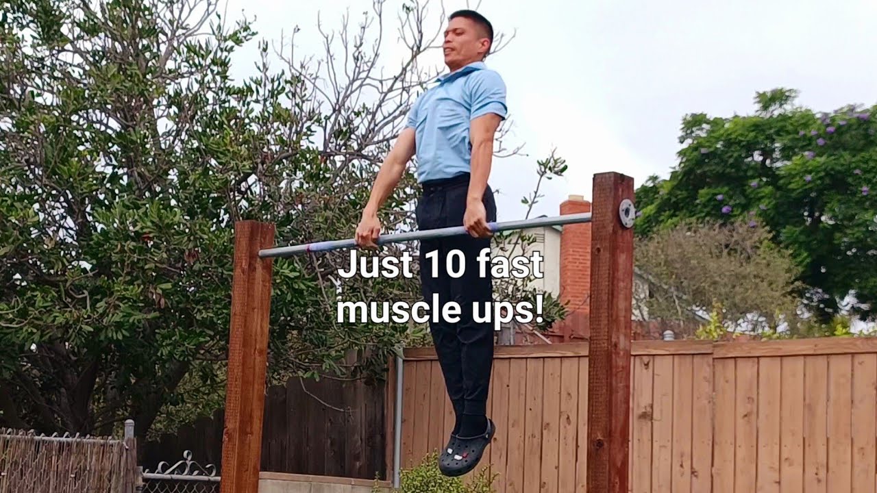 Just 10 fast muscle ups! - YouTube