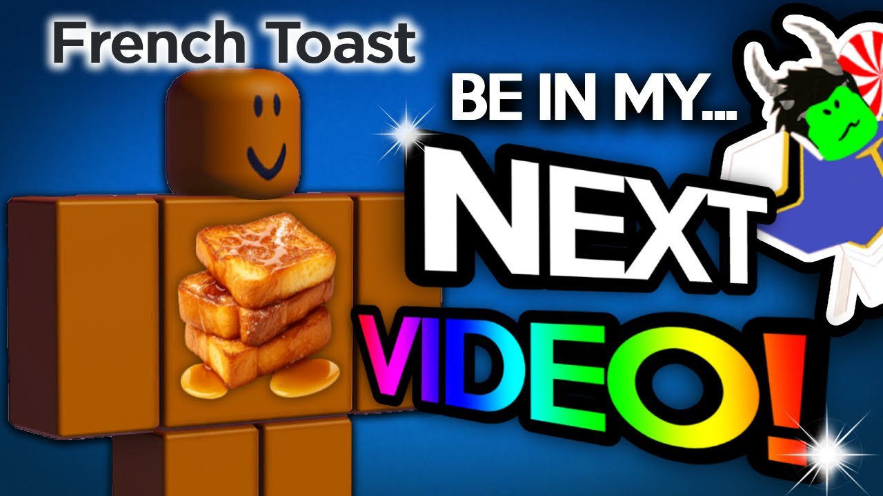 LIVE🔴Recording 'How to Make ROBLOX French Toast' 🍞(Be in my NEXT VIDEO ...