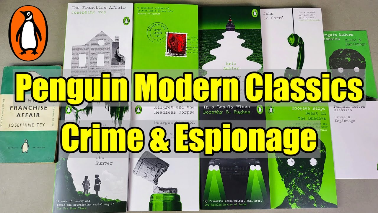 NEW - Penguin MODERN Classics - CRIME & Espionage - The BEST of the ...