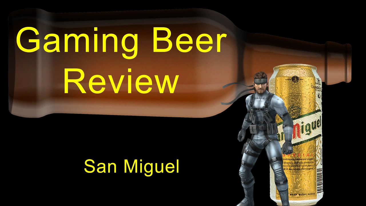 San Miguel Gaming Beer Review Classic Retro Game Room - YouTube