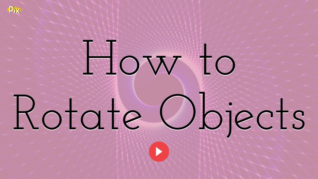 How to Rotate Objects in PixTeller Image Maker - YouTube