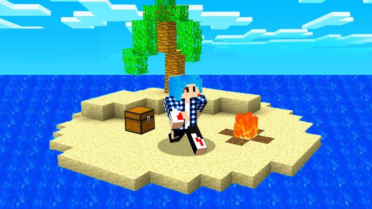 Survivre Seul Sur Une Île Deserte Dans Minecraft Youtube