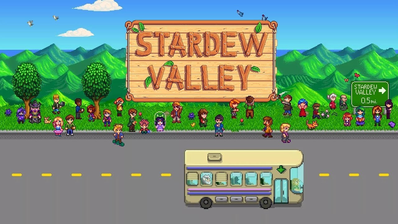 Stardew Valley in a Tesla - Intro - YouTube