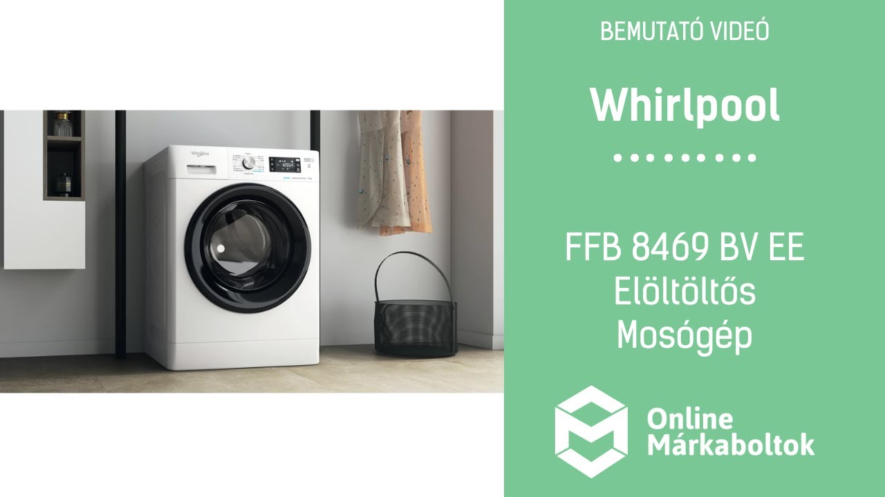 Whirlpool FFB 8469 BV EE | Elöltöltős mosógép bemutató videó - YouTube