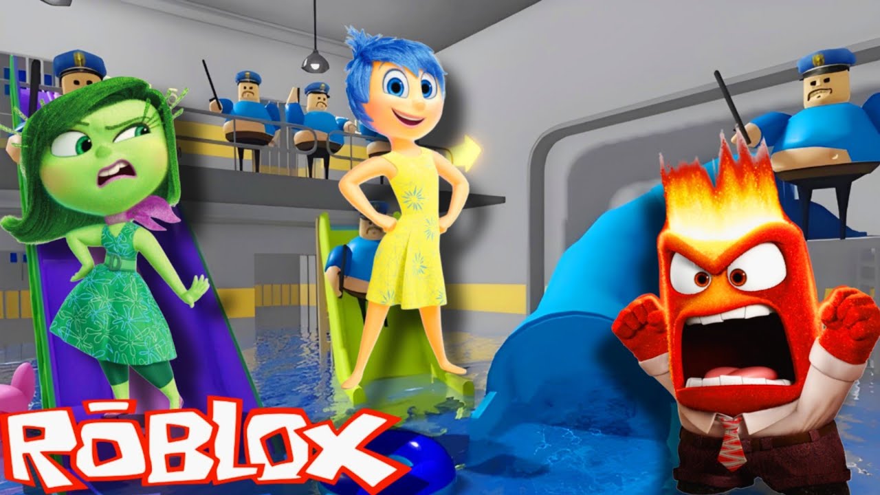 Inside Out 2 Try ESCAPE WATERPARK BARRY'S PRISON RUN! - YouTube