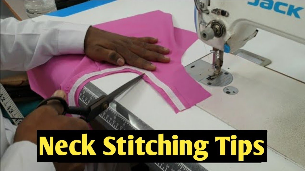 Neck Stitching Tips - YouTube