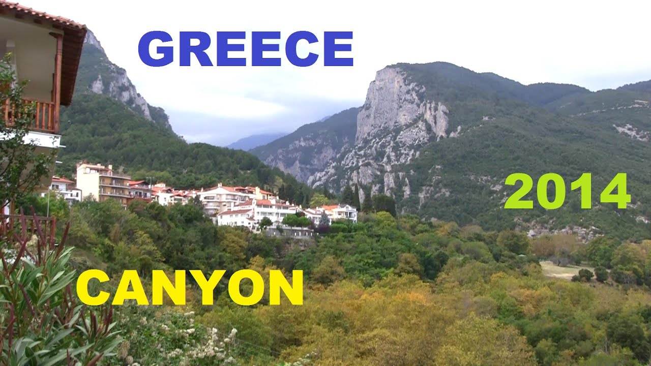 GREECE CANYON OCTOBER 2014 - YouTube