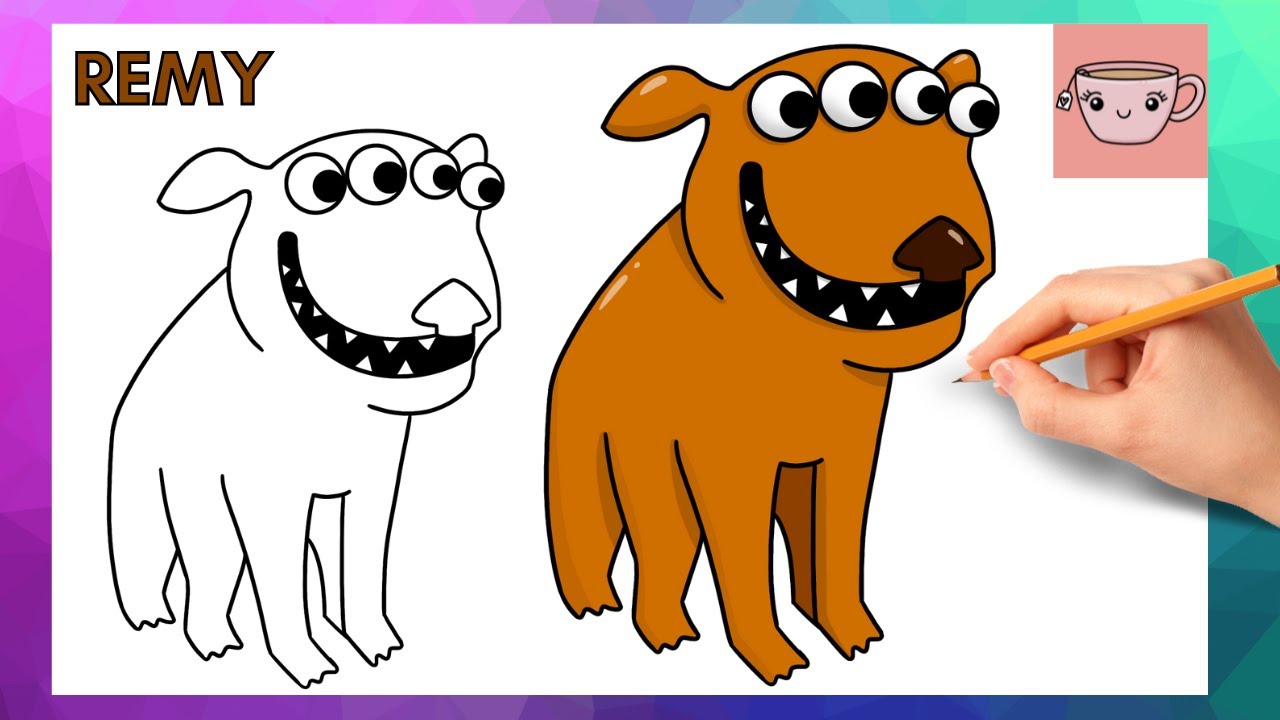 How To Draw Remy - Garten of Banban | Easy Step By Step Drawing ...