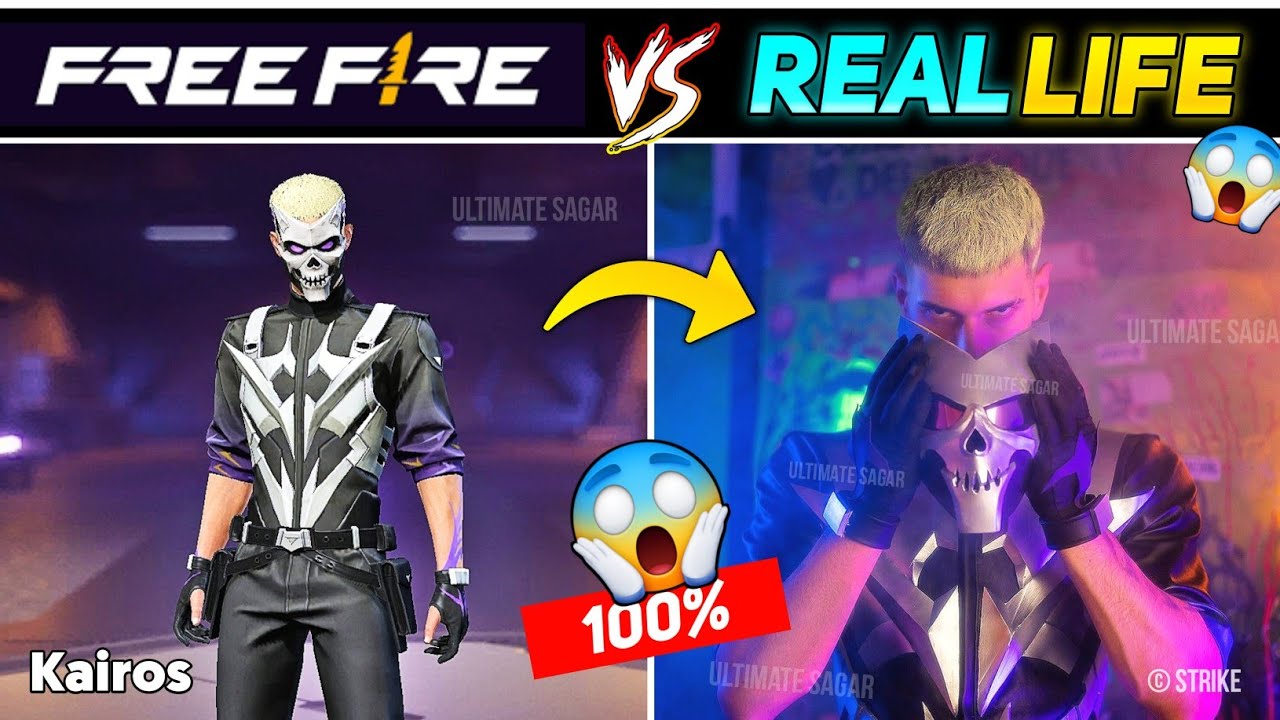 Free Fire Characters In Real Life || Free Fire Real Character || FF ...