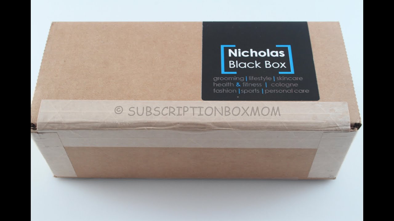 November 2014 Nicholas Black Box Review – Men Subscription Box - YouTube