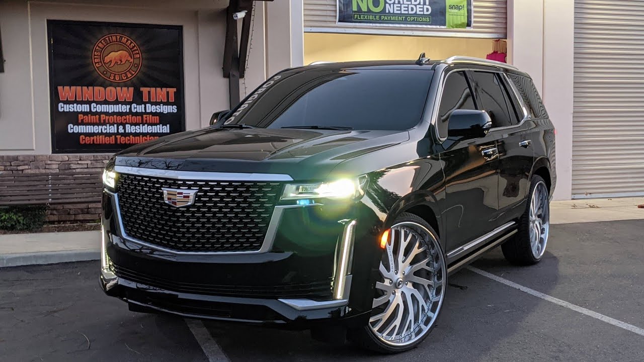 2021 Cadillac escalade window tint nano ceramic DUB-IR and 30s ...