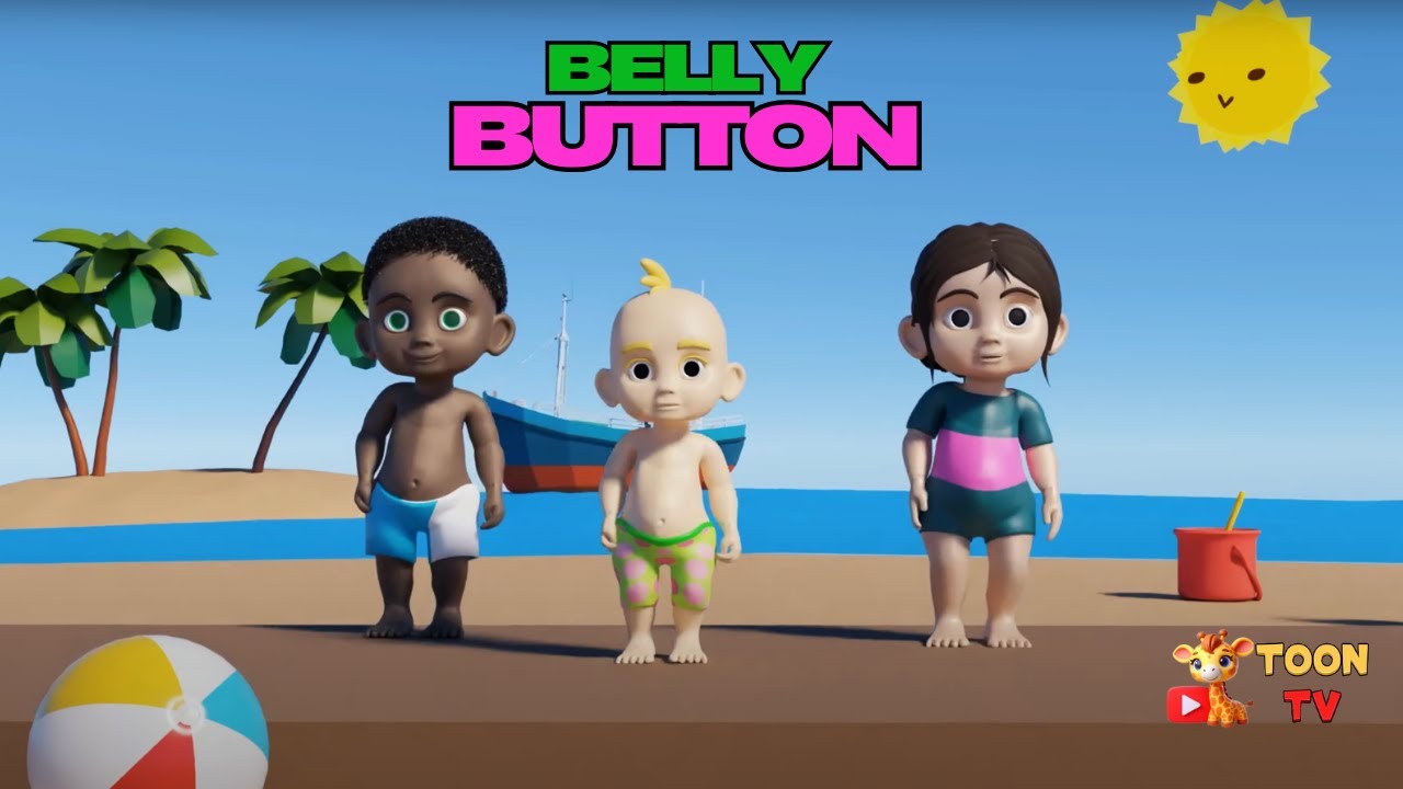 Belly Button |Dance Party | Toon Tv Nursery Rhymes | Kids Songs 🤗 - YouTube