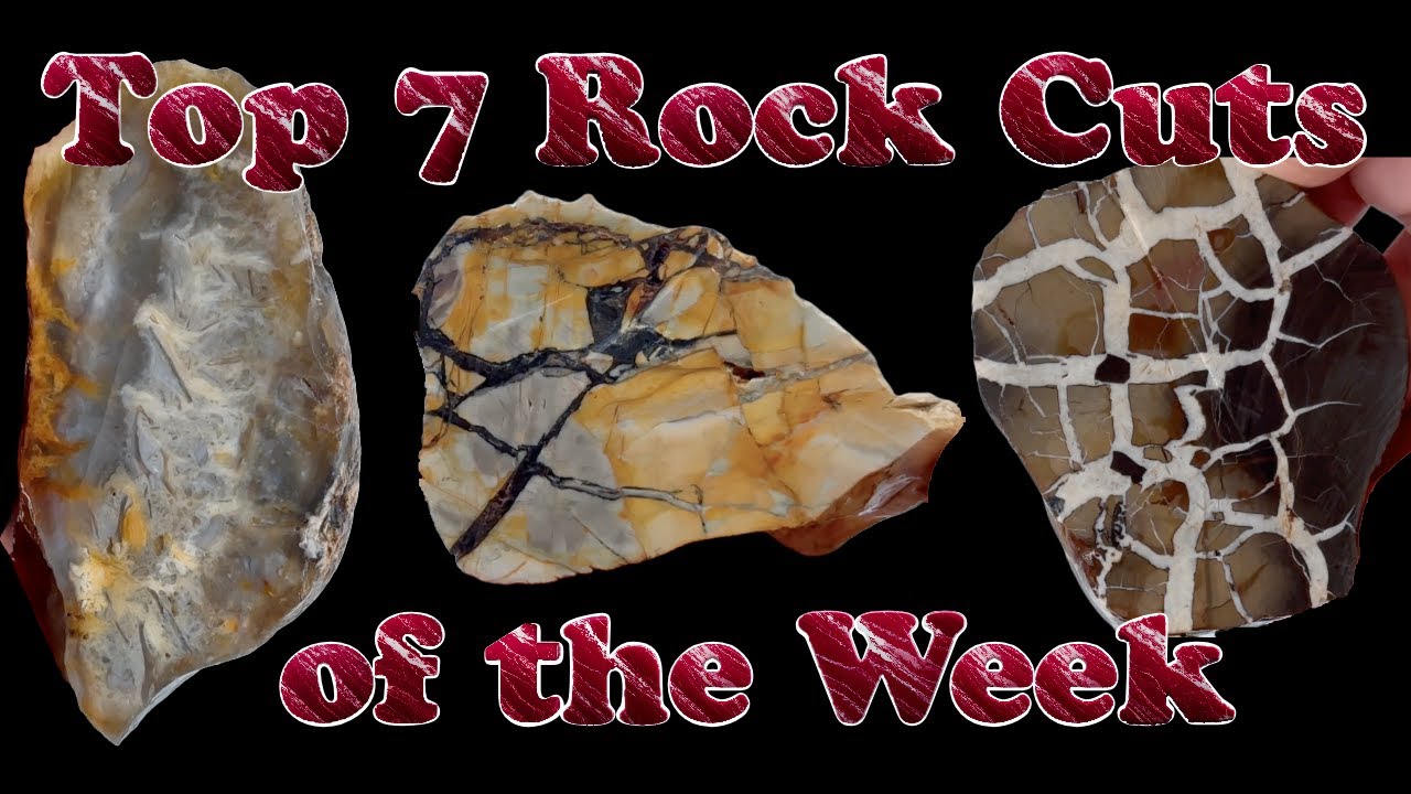 Top 7 Rock Cuts! Blue and Yellow Breccia, Amazing Lightning Stone ...